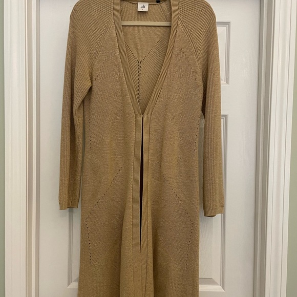 CAbi | Sweaters | Cabi Tan Openfront Cardigan | Poshmark